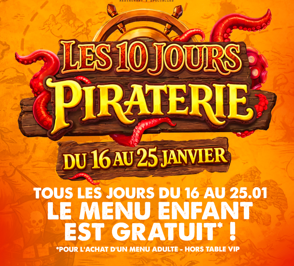 Accueil - Gang de pirates restaurant et spectacles Rivesaltes